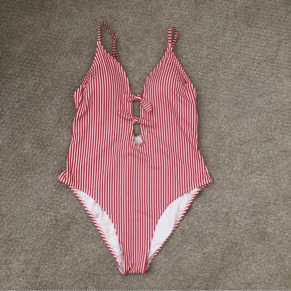 Xhilaration | Swim | Target Xhileration One Piece Stripe Swim Suit Xl ...